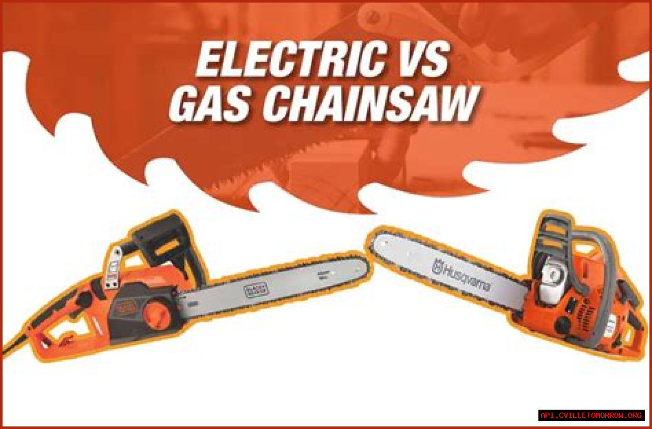 Is there a gas chainsaw with electric start?